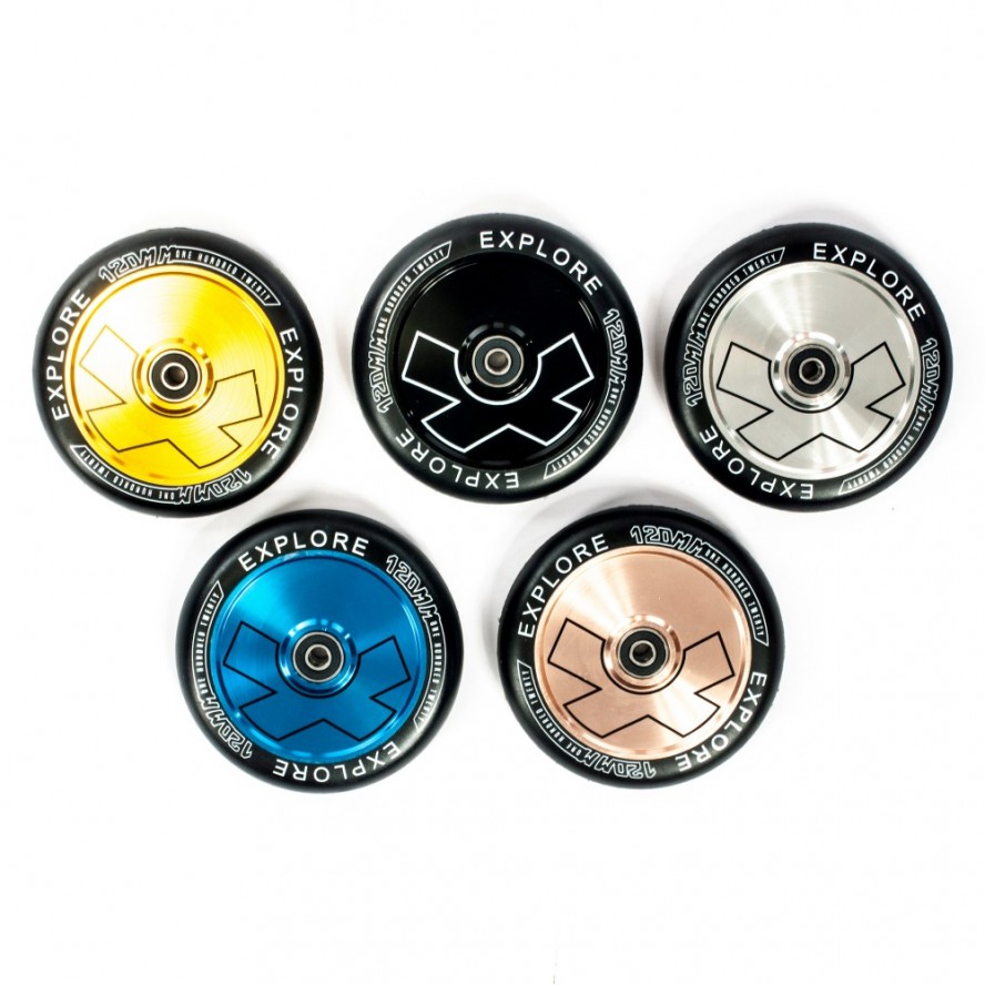 Колеса для трюковых самокатов SCOOTER WHEEL 120 ALU литой диск